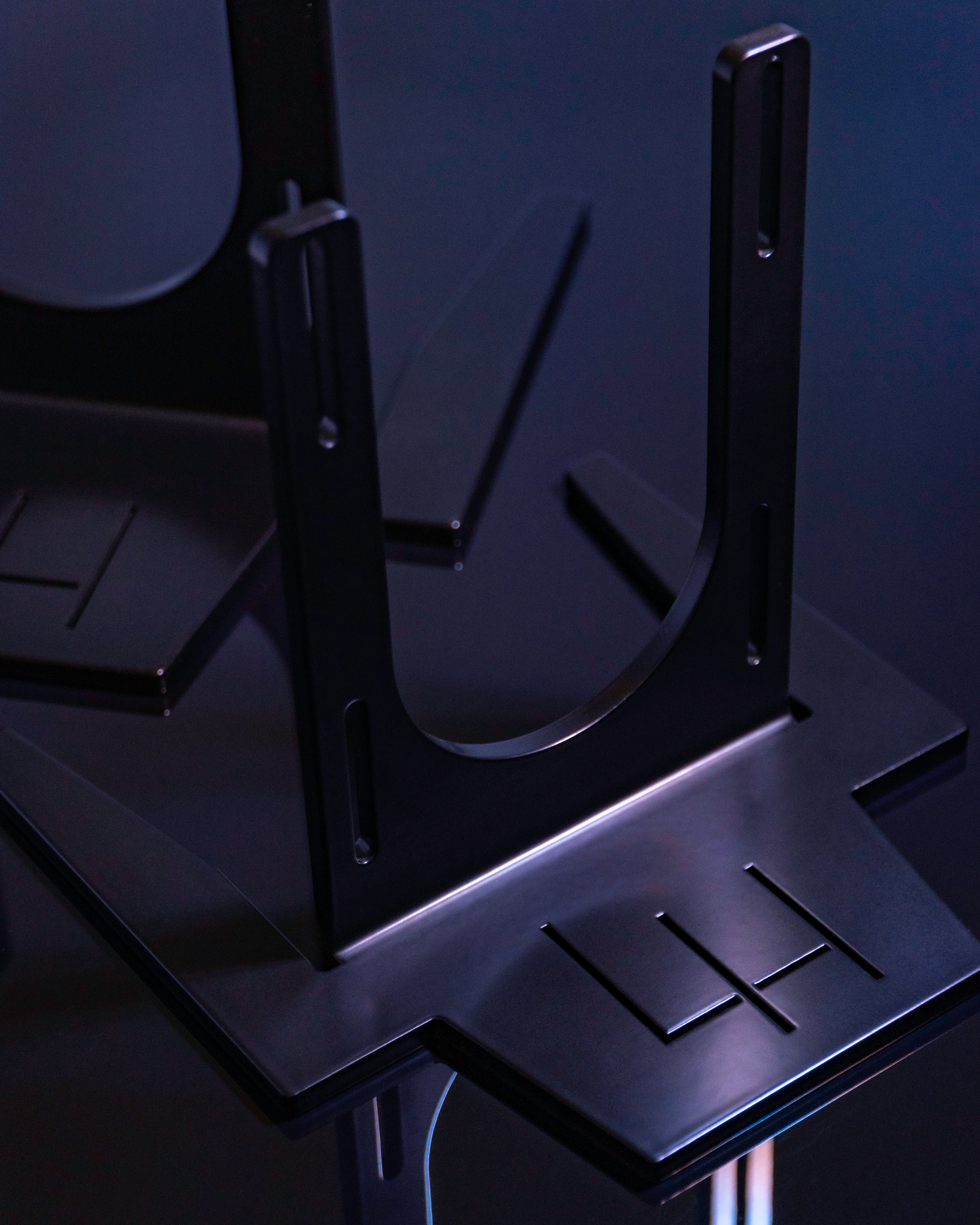120mm EXT Universal Radiator Stand - 3/16" - Black Powdercoat – LiquidHaus